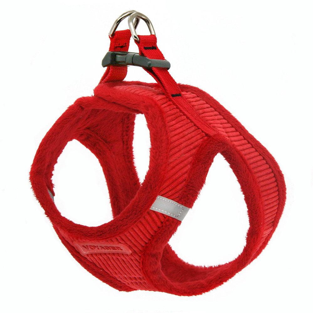 Step-In Plush Corduroy Pet Harness For Your Pets Comfort | Voyage